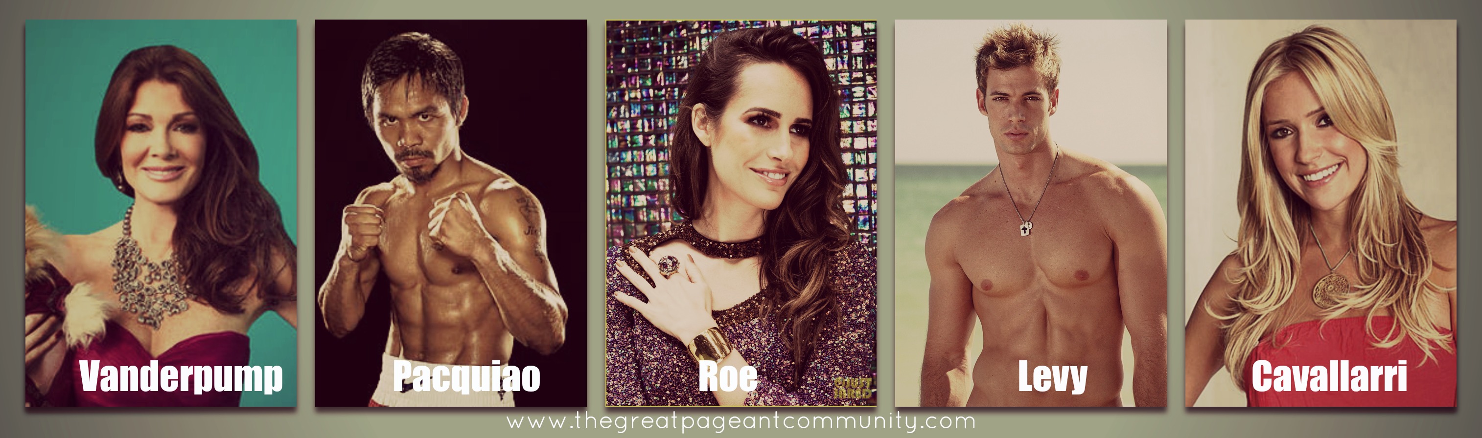 The Judges: Lisa Vanderpump,Manny Pacquiao,Louise Roe,William Levy ...