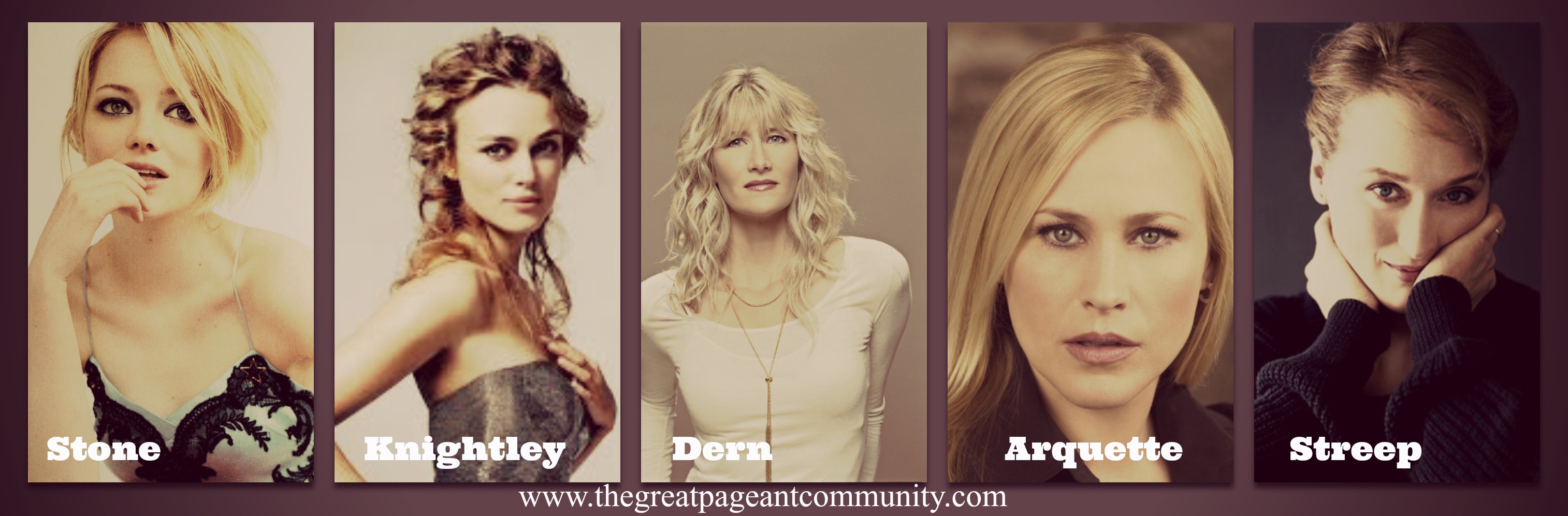 supporting actress – The Great Pageant Company