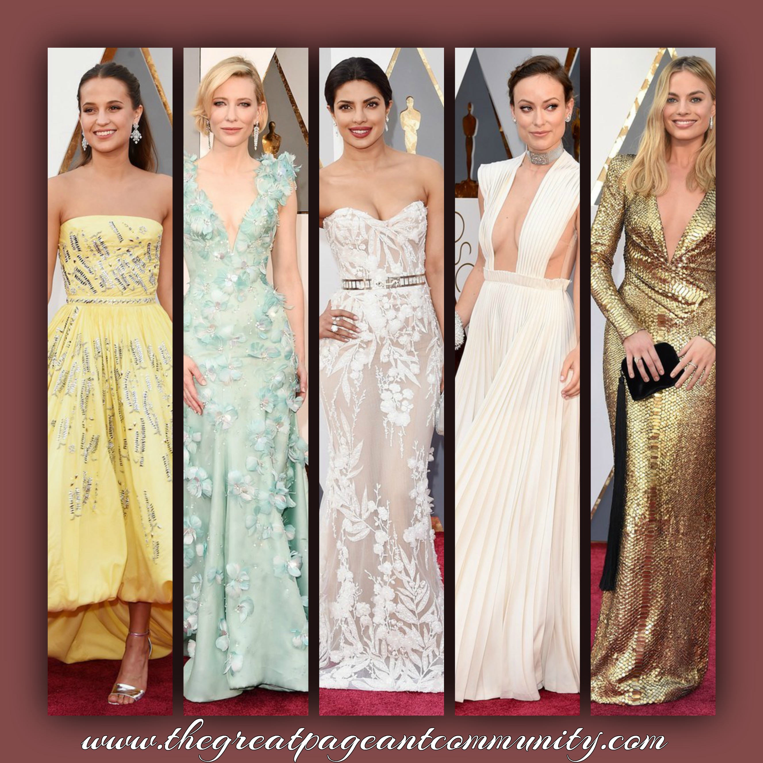 Best and the Worst Dressed at the Oscars 2016 – The Great Pageant Company