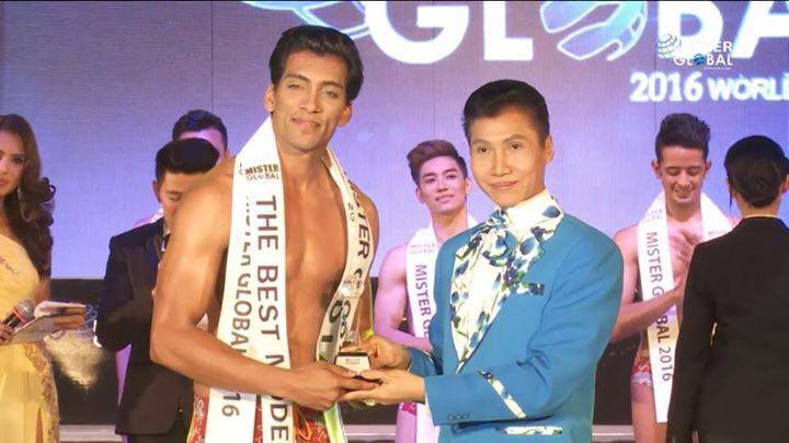 Prateek Baid, Mr. India, won Best Model Award at Mister Global 2016 ...